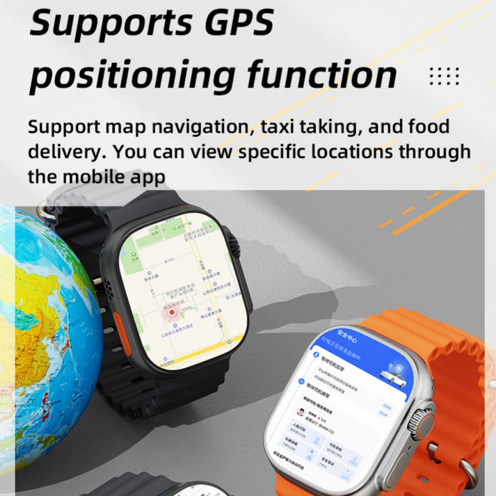 VWAR S9 ULTRA 4G Android Smart Watch With SIM Retractable Cam & AMOLED Display – vwar