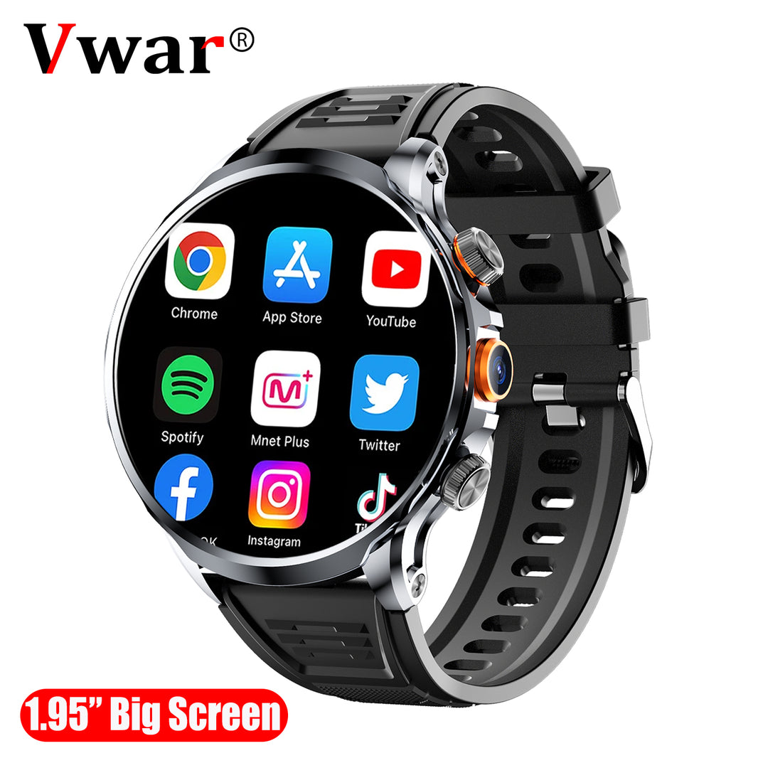 VWAR Smart Watch - Premium 4G Android & Bluetooth Sports Smartwatches ...