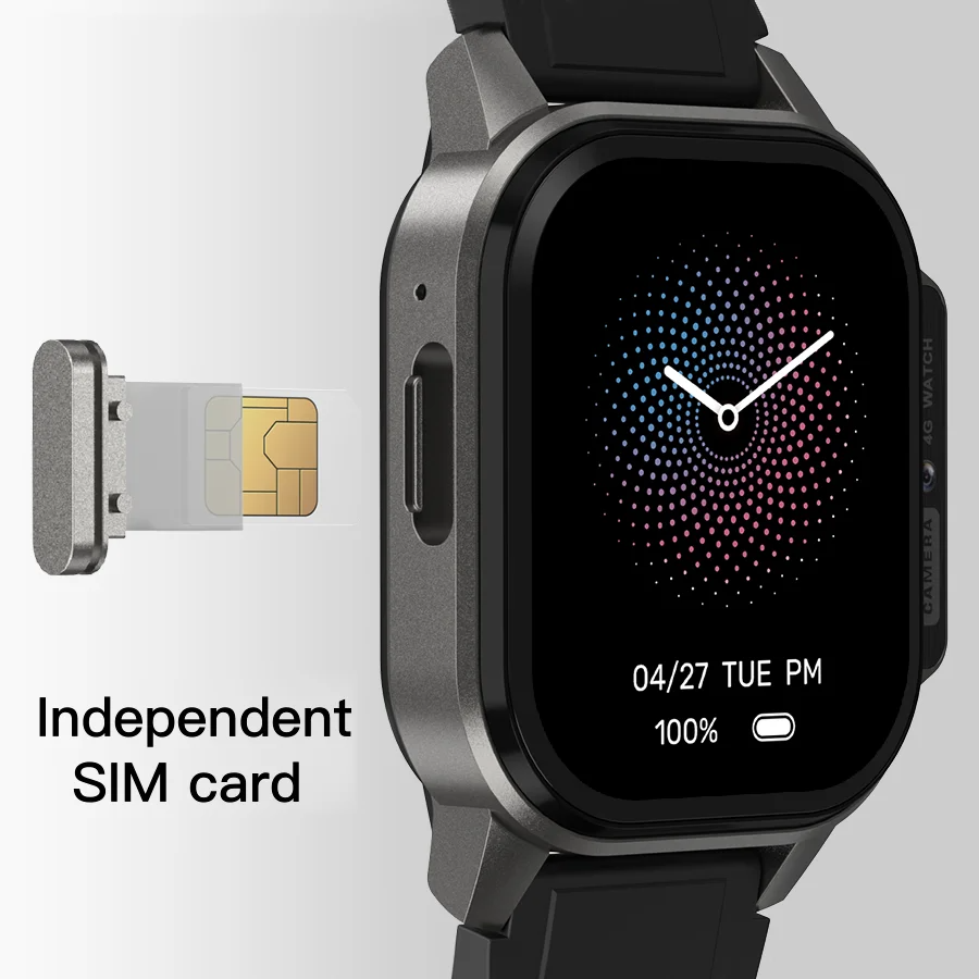 VWAR GEAR3 Rugged Smart Watch 4G Android System AMOLED Screem Metal ...