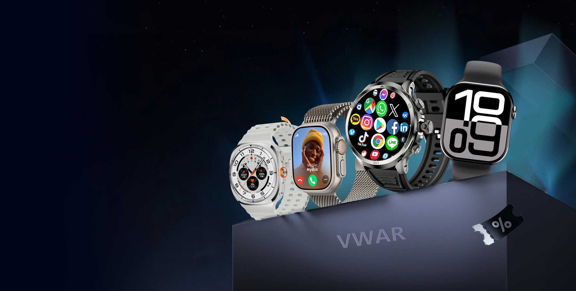 VWAR Smart Watch - Premium 4G Android & Bluetooth Sports Smartwatches ...